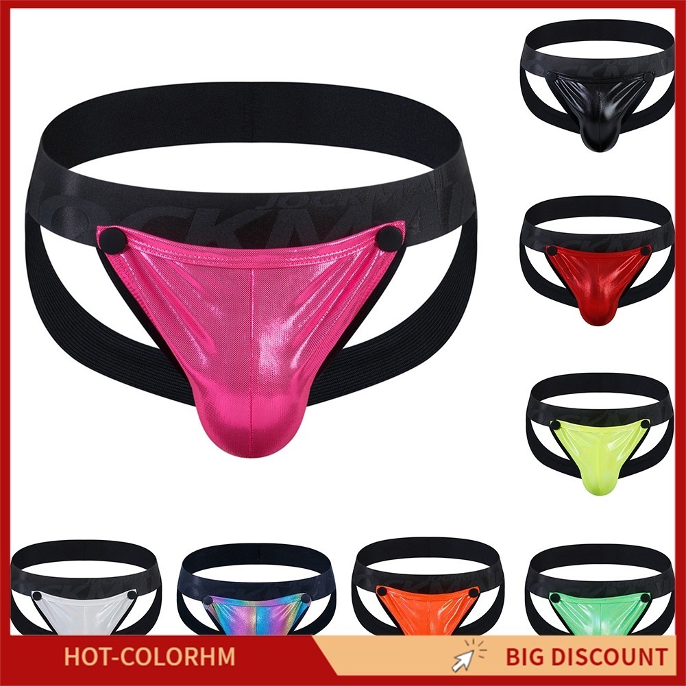 [COLORHM]Men Thong G-string Underwear Jockstrap Briefs Gym Sports Backless Underpants | Shopee ...