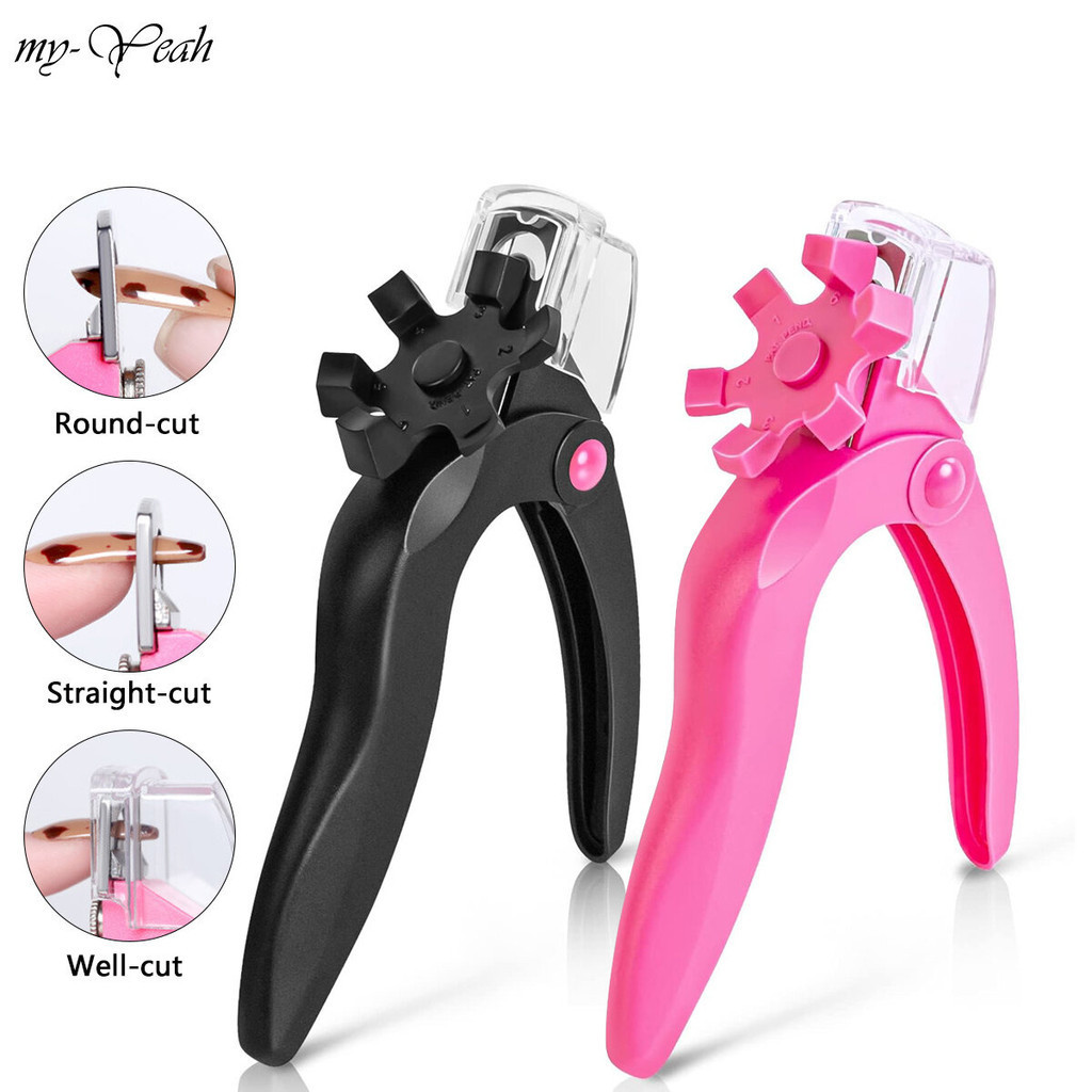 Myyeah Fake Nail Clippers U-shaped Adjustable Fake Nail Cutter Trimmer ...