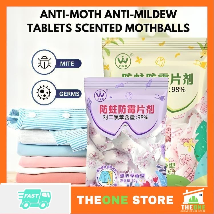 Anti-Moth Anti-Mildew Tablets Scented Mothballs Clothing Aromatic ...