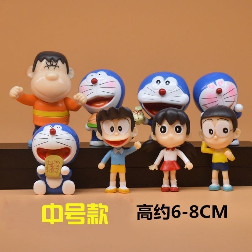 Doraemon Car Ornaments Family Portrait Set Doraemon Dora Dora Doraemon ...