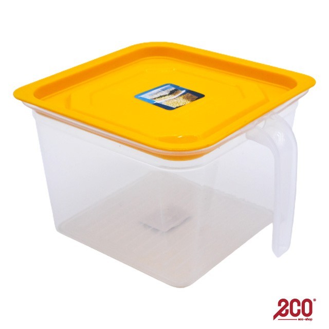 Casa Square Container With Handle (15cm x 15cm x 10.5cm) | Shopee Malaysia
