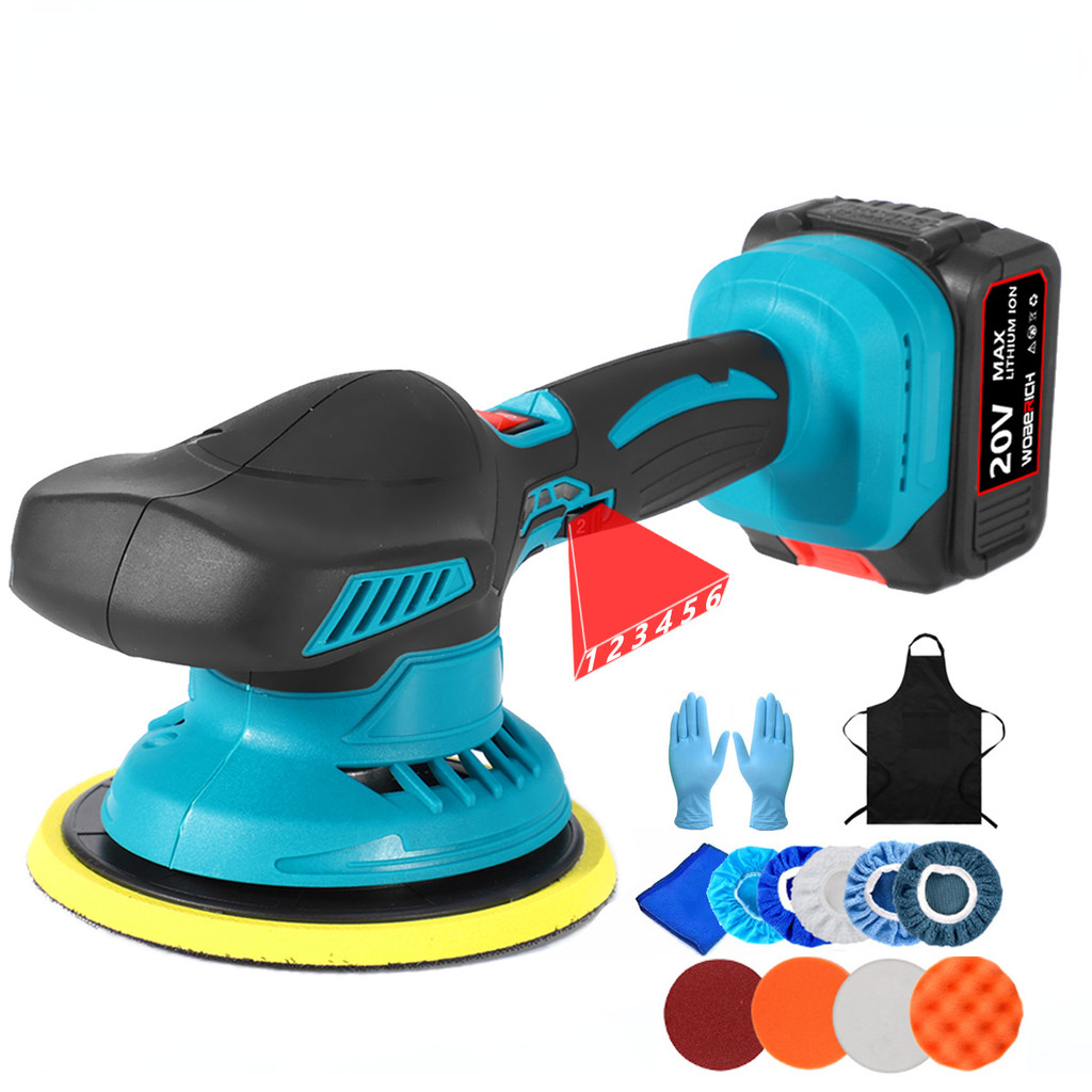Cordless Electric Car Polisher Rechargeable Automobile Car Polishing ...