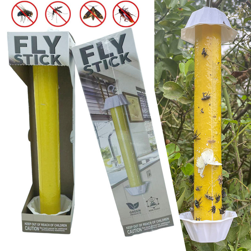 Yellow Sticky Trap Fruit Fly Glue Board Flies Trap Insect Stick Strong ...