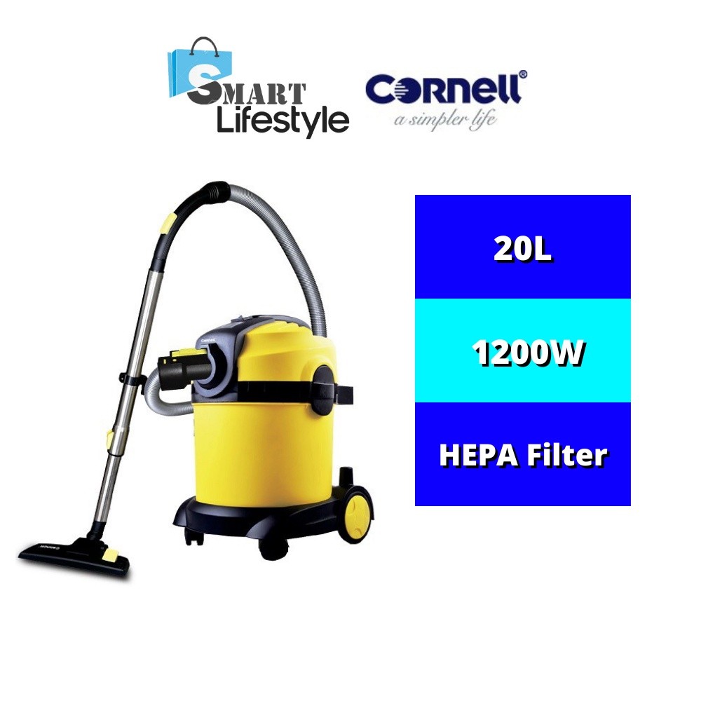 Cornell 3 in 1 Wet, Dry & Blow Vacuum Cleaner – 20L Tank CVC-WD603SC ...