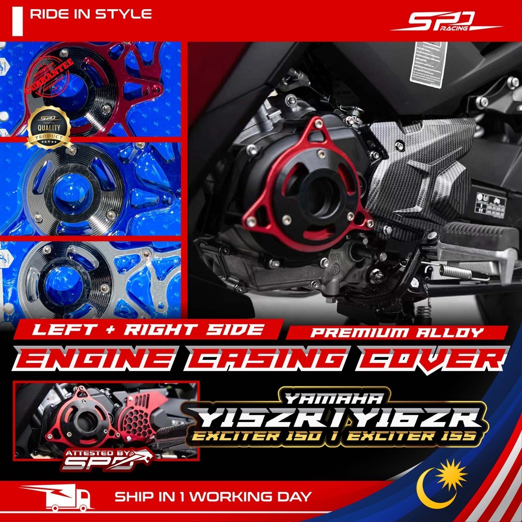 Y15 Y16 Engine Casing Cover I Premium Alloy / CNC I Left + Right Side ...