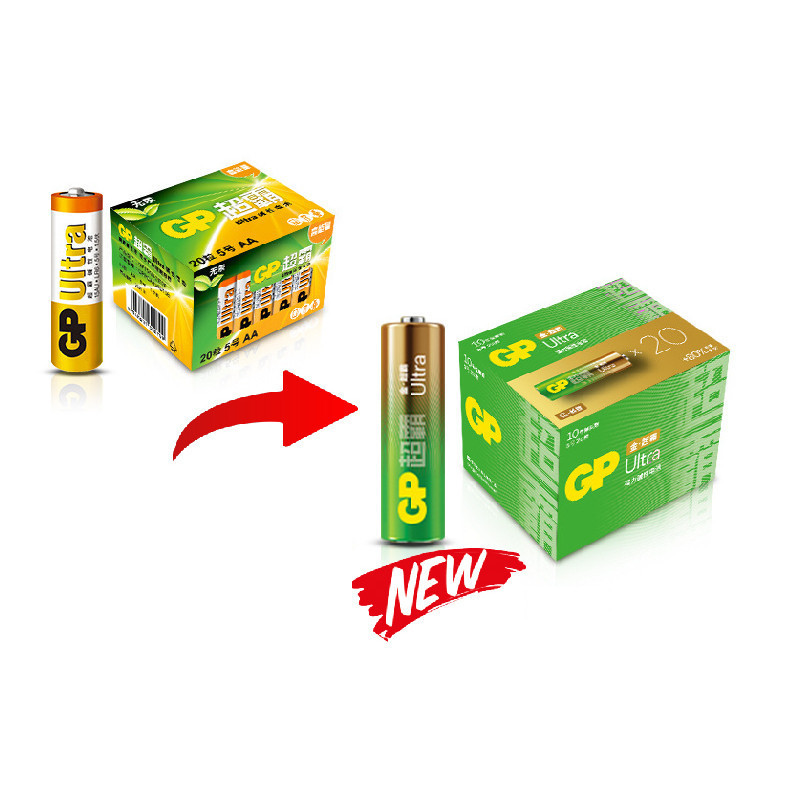 [GENUINE] GP Ultra Alkaline (1 BOX: 20 PCS)/ GP BATTERY SUPERCELL SUPER ...