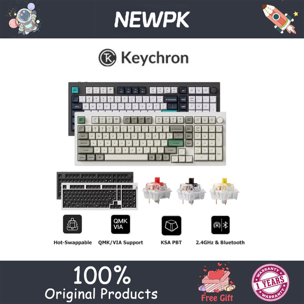 Keychron Q5 Max QMK/VIA Wireless Custom Mechanical Keyboard | Shopee ...