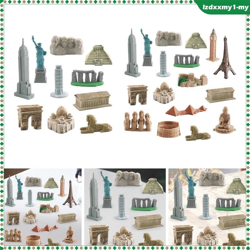 [ Mini Building Kits Historical Landmarks Building Collection Model ...