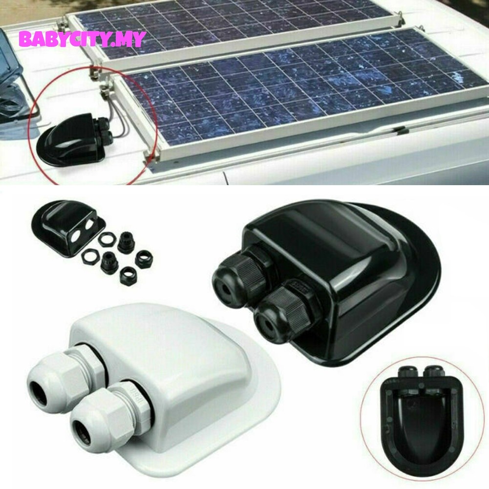 Roof Cable Entry Gland Solar Panel Double Cable Gland Box For RV ...
