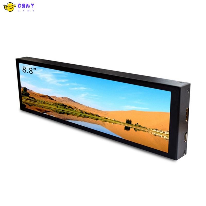 8.8 Inch HDMI-Compatible Touch Long Wide Monitor with Case PC ...