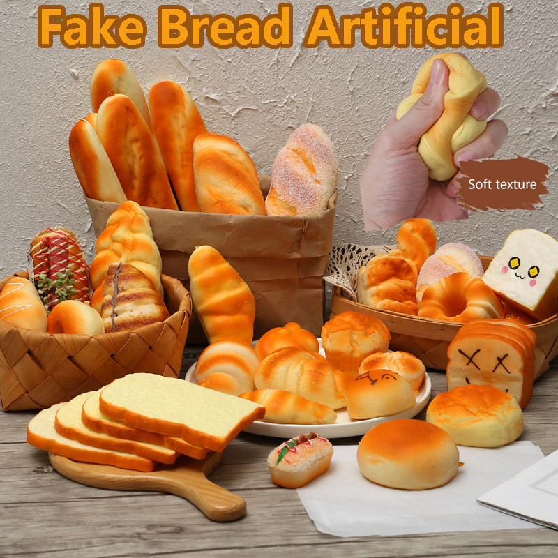 Fake Food Artificial European Bread Croissants Children Kitchen Toy ...