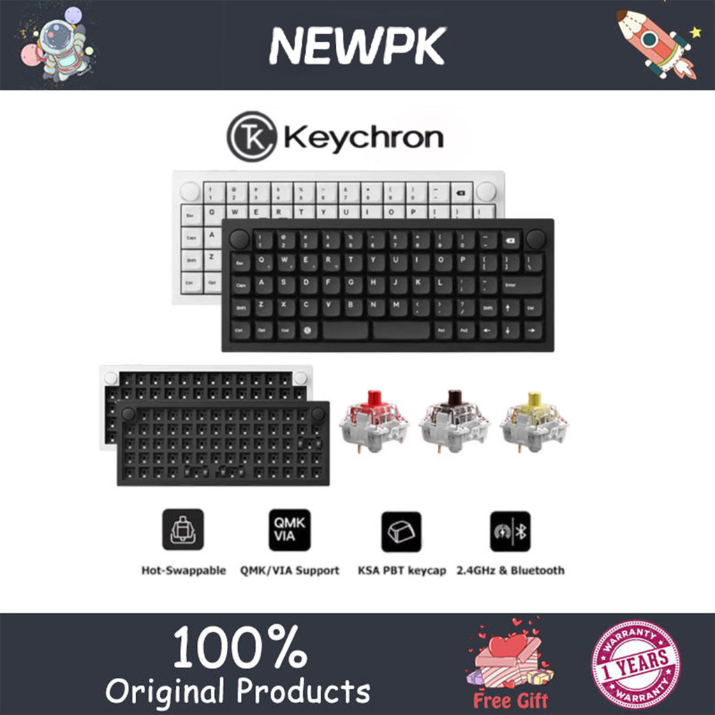 Keychron Q15 Max QMK/VIA Wireless Custom Mechanical Keyboard | Shopee ...