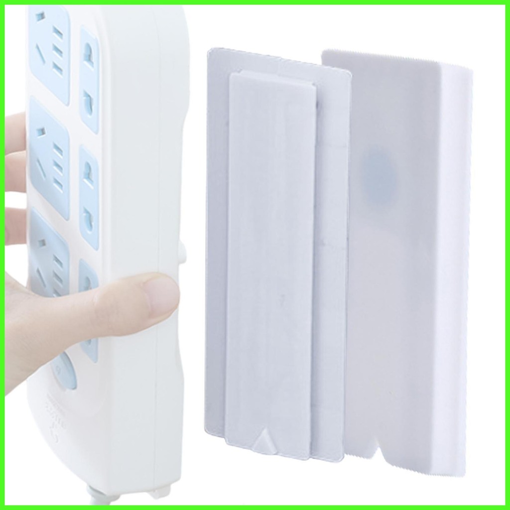 Plug-in Surge Protector Holder Power Cord Rack Under Desk Cable ...