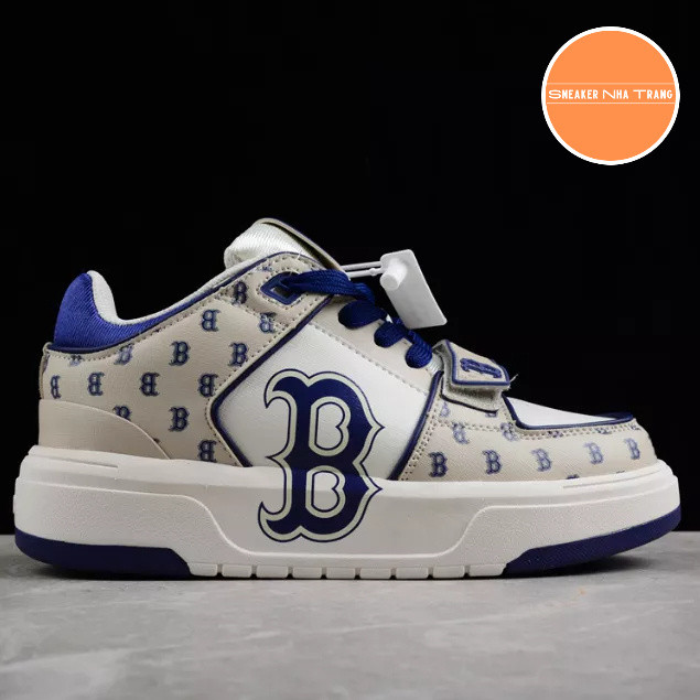 MLB chunky liner mid klasik monogram RFID kasut kotak penuh berkualiti ...