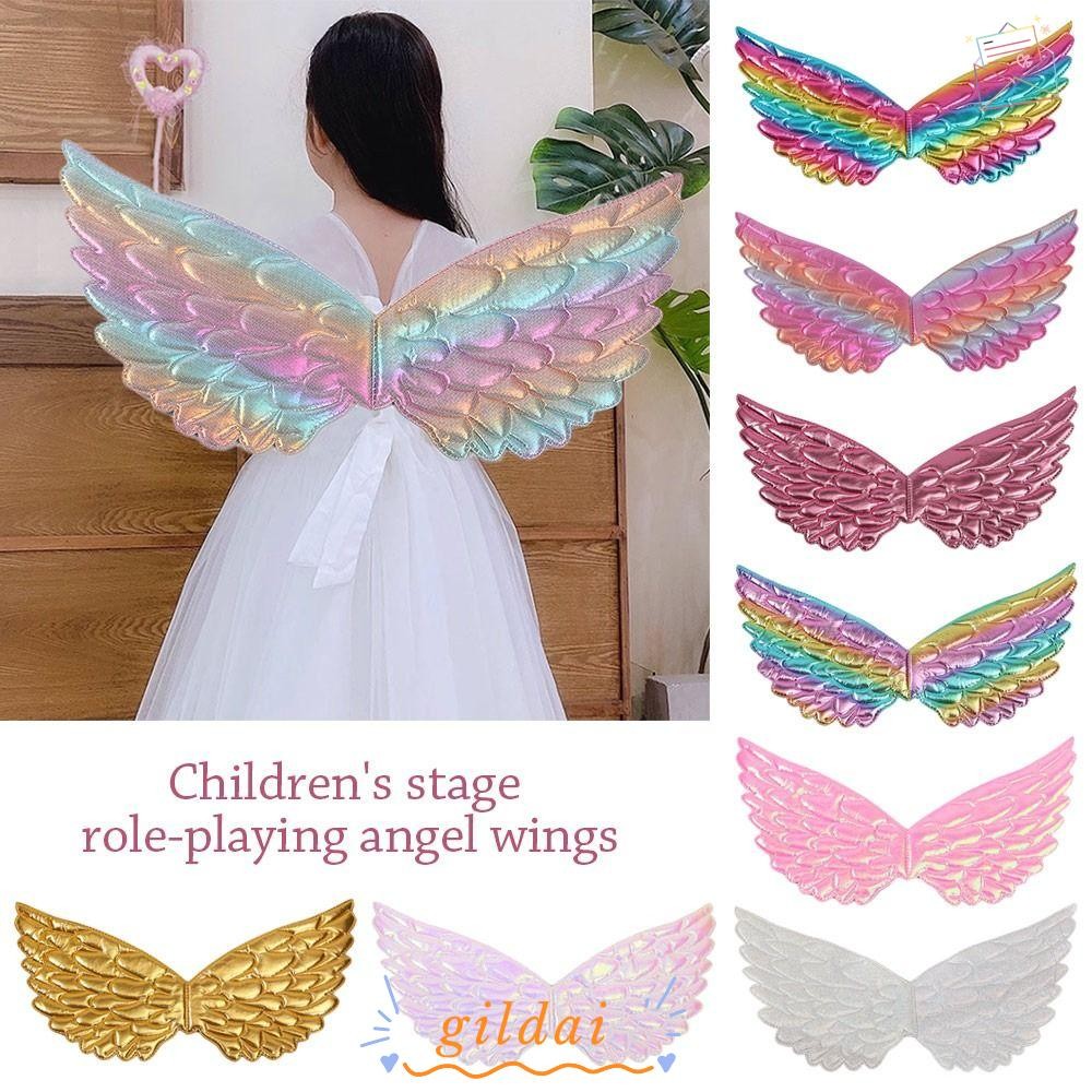GILDAI Fairy Angel Wings, Shiny Birthday Cosplay Props Supplies ...