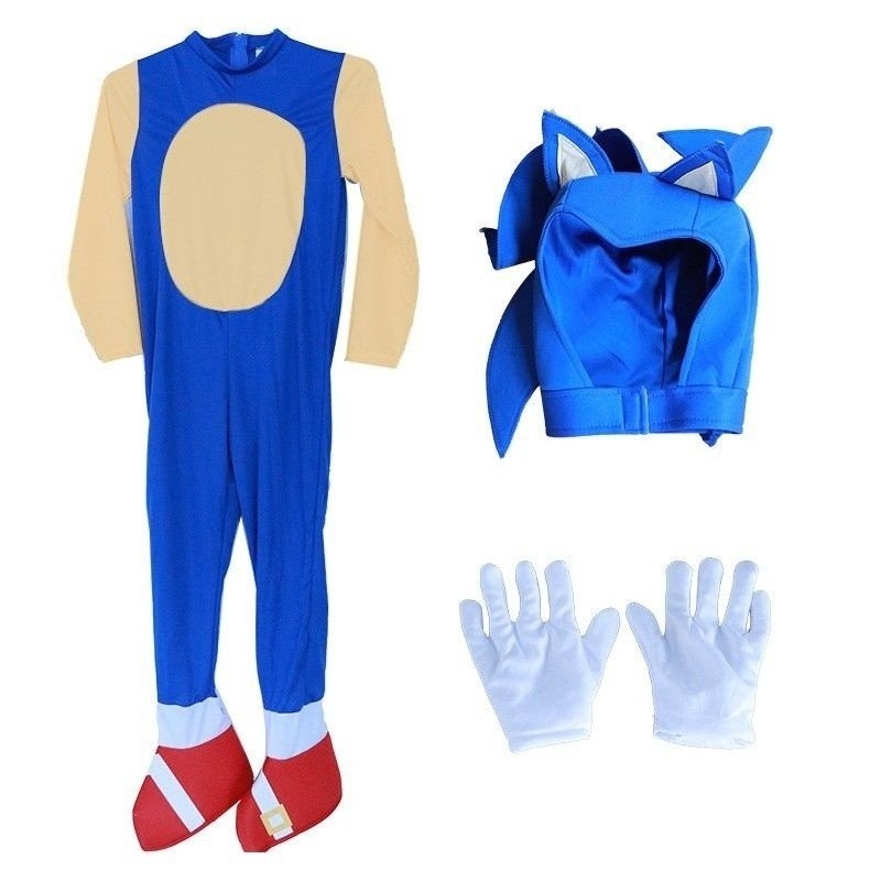 Sonic Costume Sonic the Hedgehog Role Playing Game Clothes Sonic ...