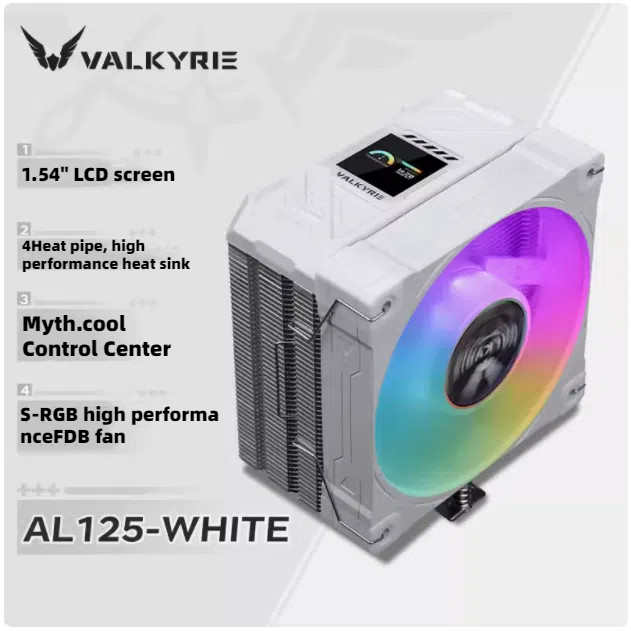 Valkyrie AL125 Air Cooling Radiator Four Heat Pipe with Screen Air ...