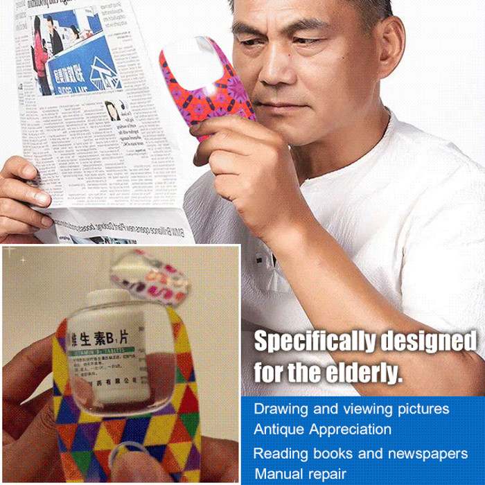 【𝐁𝐔𝐘𝟏 𝐅𝐑𝐄𝐄𝟏】Handheld High-Definition Reading Magnifier Tool [X5 ...