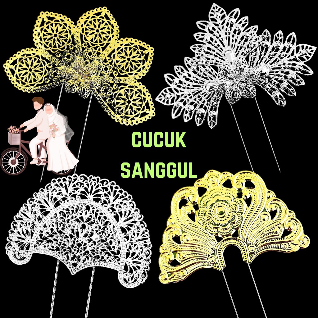 Cucuk Sanggul Rambut Tudung Tradisional Nikah Kahwin Tunang Dinner ...