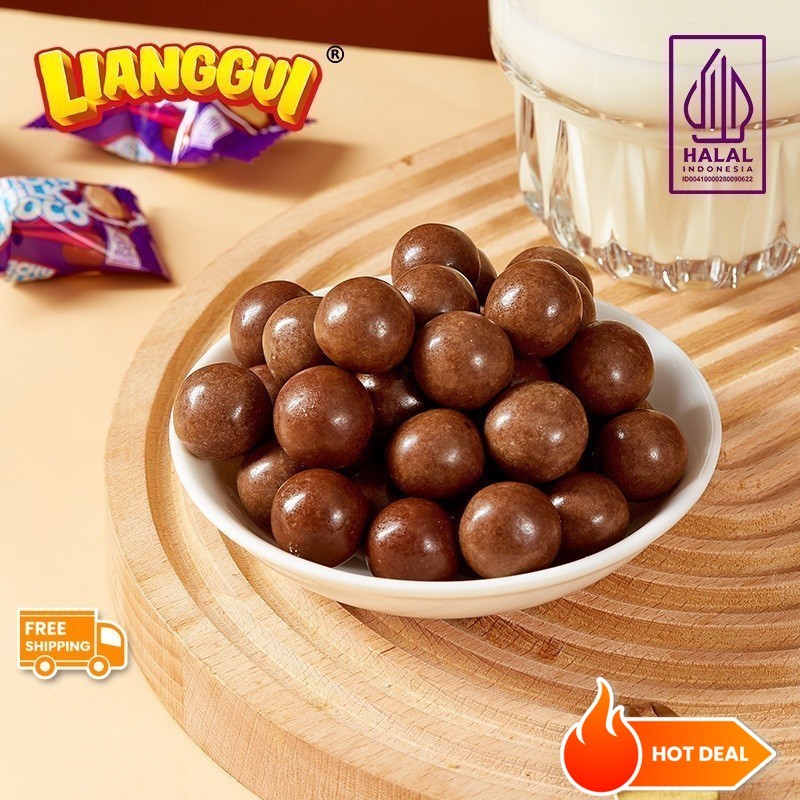 [Relaxed Chocolate snacks] Lianggui Halal Crunchy Milk Choco Crunchy ...