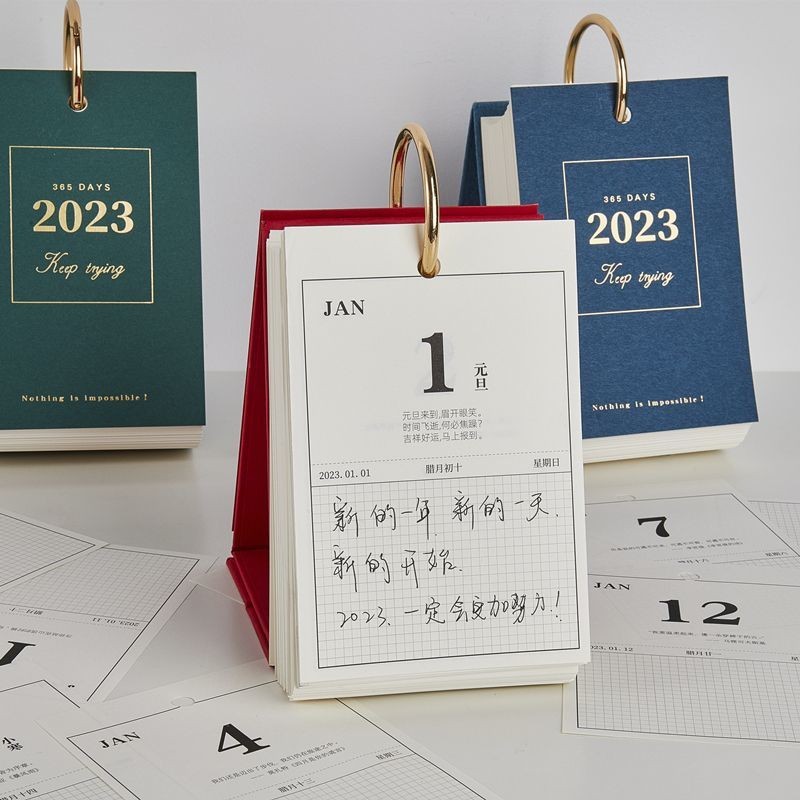 2024Annual Diary Desk Calendar2025Simple Calendar Work and Study365Day ...