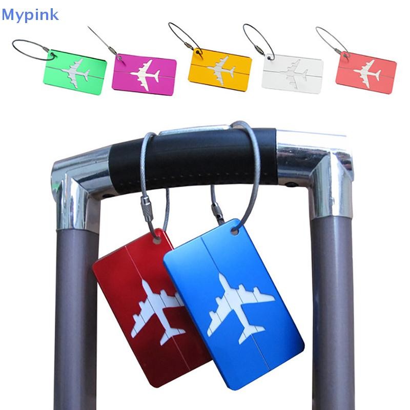 Mypink Fashion Reusable Luggage Tags Suitcase Name ID Card For Women ...