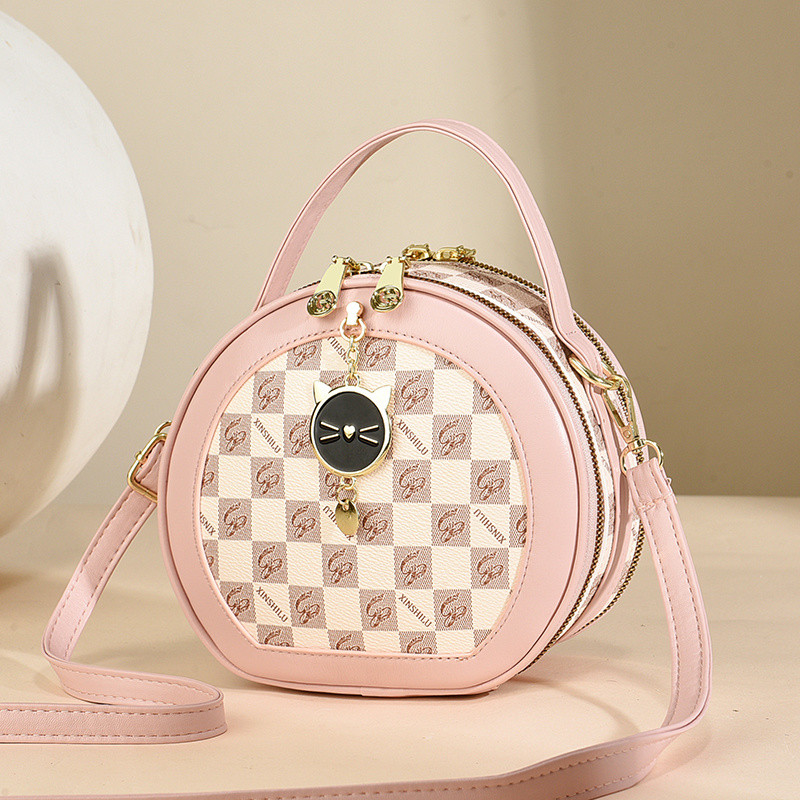 Small Round Bag Women 2024 New Fashionable Shoulder Bag Ladies ...