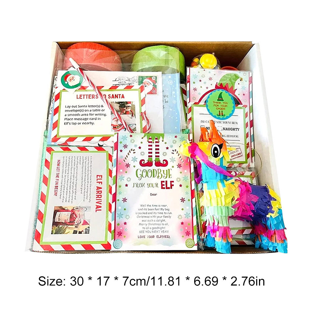 lotsofgoods 2024 Elf Props Kit 12/24 Days of Christmas Elf Activities ...