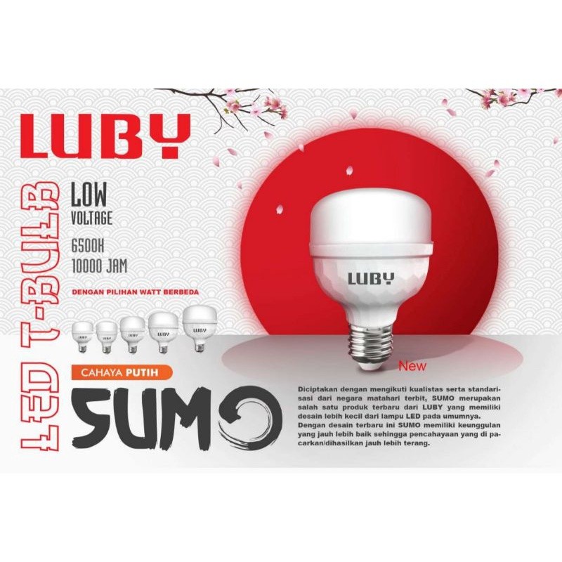Luby SUMO LED lights 12w,16w,22w,30w,40w LED T-BULB | Shopee Malaysia