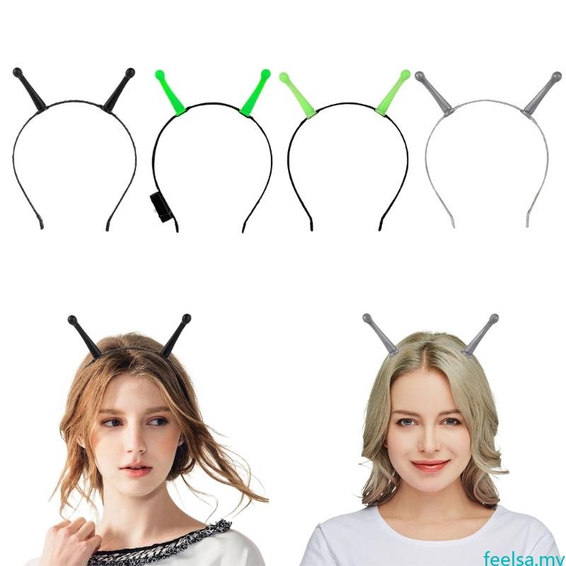 Best Glowing Alien Headband for Kids Halloween Antenna Theme Parties ...