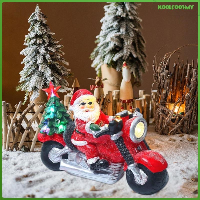 [KoolsoobdMY] Lighted Christmas Inflatable Santa Claus On Motorcycle 7 ...