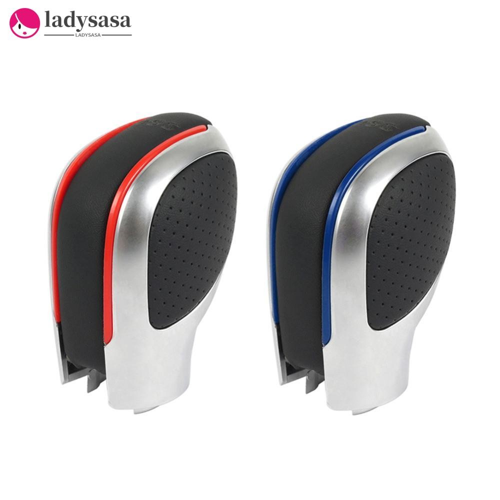 Ladysasa Car DSG Shift Knob Gear Side Cover DSG Emblem Suede Leather ...