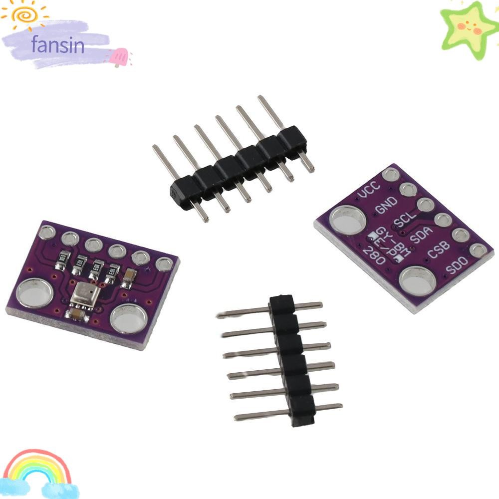 FANSIN 2pcs Temperature Humidity Sensor, with IIC I2C Breakout BME280 3 ...