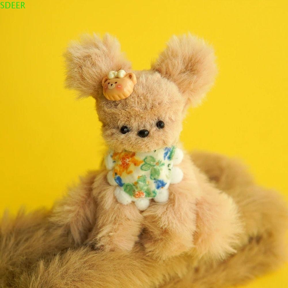 SDEER Colorful Twist Wire Sticks, Hand Craft Furry Rabbit Plush Iron ...