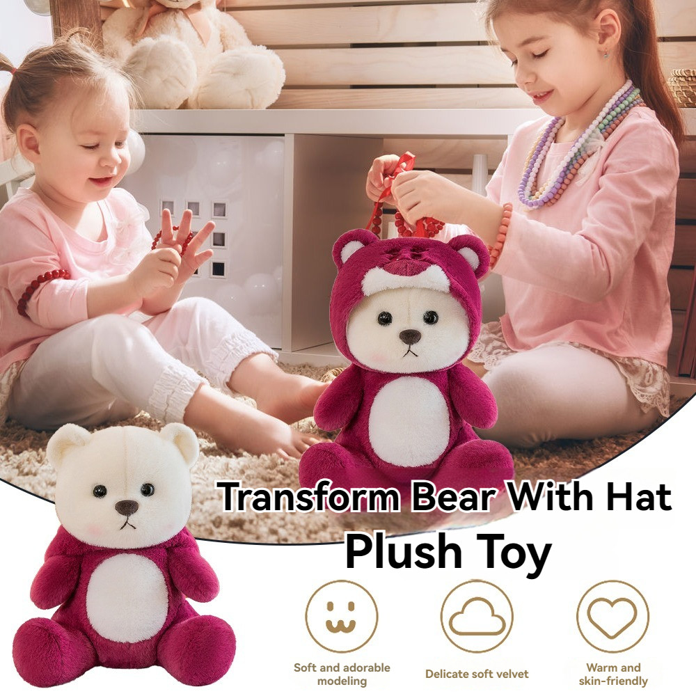 Teddy bear plushie cute Lotso bear plush toy doll cat bear pillow ...