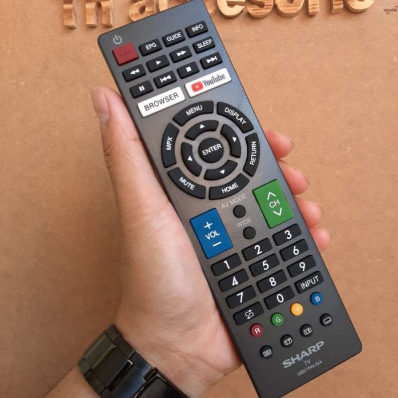 SHARP LCD/LED/SMART TV ORIGINAL REMOTE CONTROL (GB275WJSA)GB289WJSA ...