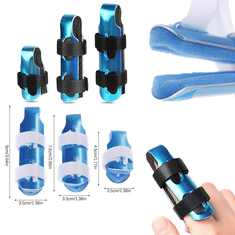 Mallet Aluminum & Foam Support Brace Finger Splint Hand Trigger Broken ...
