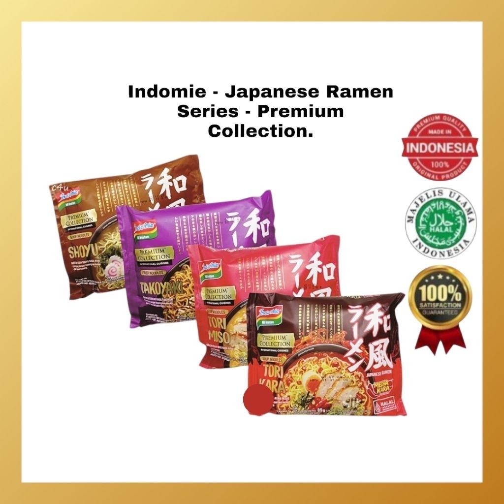Indomie - Japanese Ramen Series - Premium Collection. | Shopee Malaysia