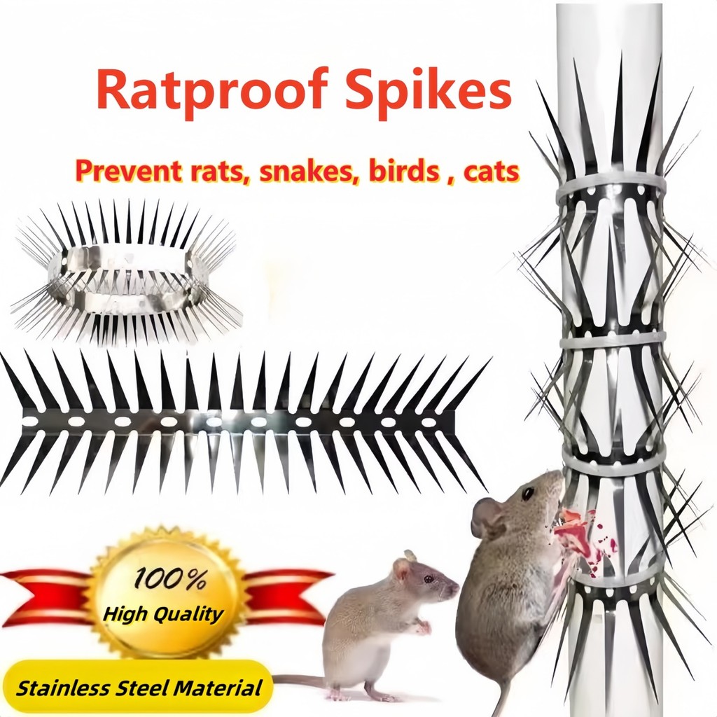 Rat Repellent / Cat Repellent (Stainless Steel) Anti Rat Spike ...