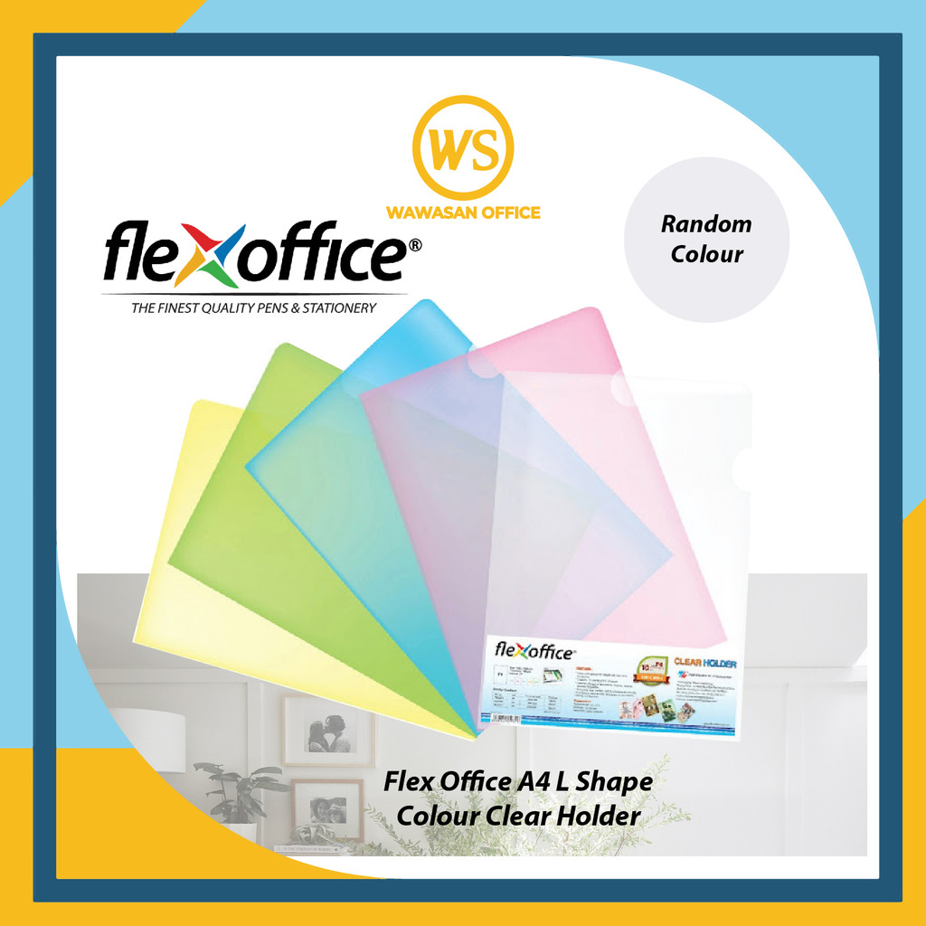 Flexoffice L Shape File Folder / Document File / Transparent File A4 ...