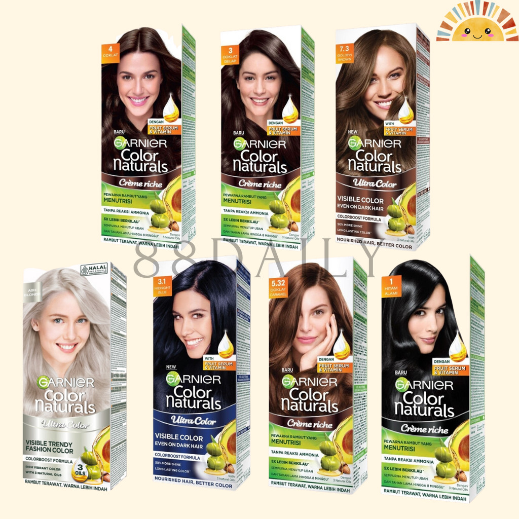 Garnier Hair Color Naturals Creme Riche & Ultra Color Hair Dye ...