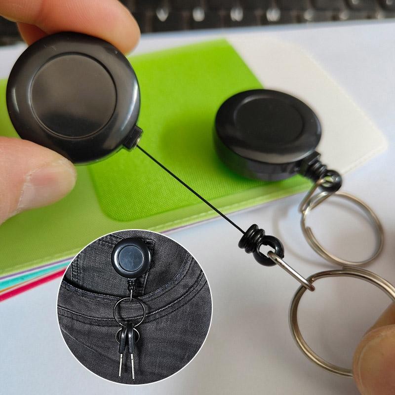 Creative Fan-fixed Key Ring Hand Fans Control Tools Portable ...