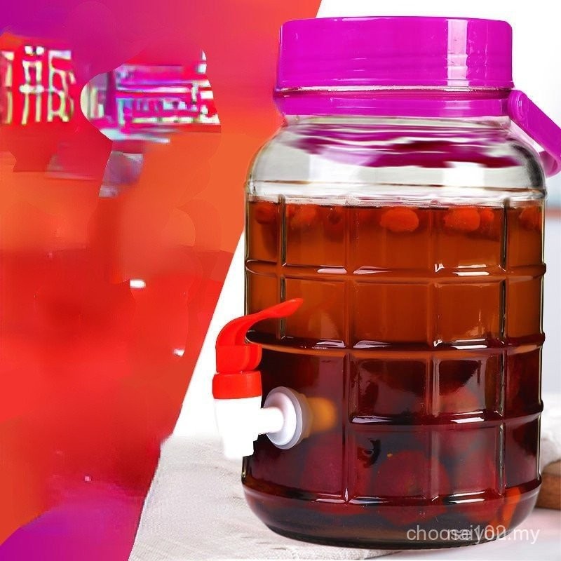 Wine Glass Bottle Special Sealed Jar Storage Fruit Wine Barrel ...