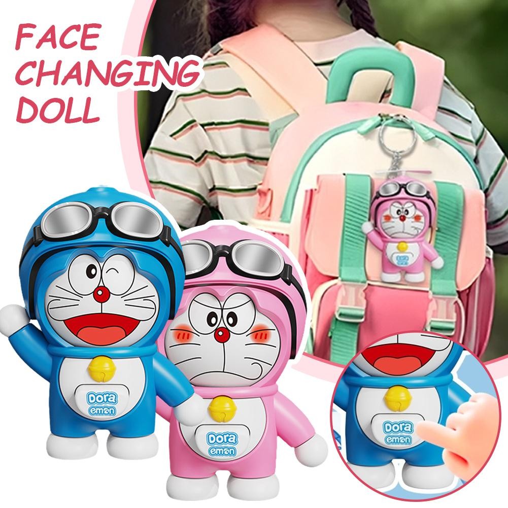 Olove Doraemon Press-to-change Face Toy Cute & Interactive For Kids ...
