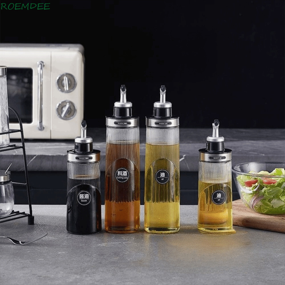 ROEMDEE Cooking Oil Pot, Leak Proof Large Capacity Liquid Seasoning ...