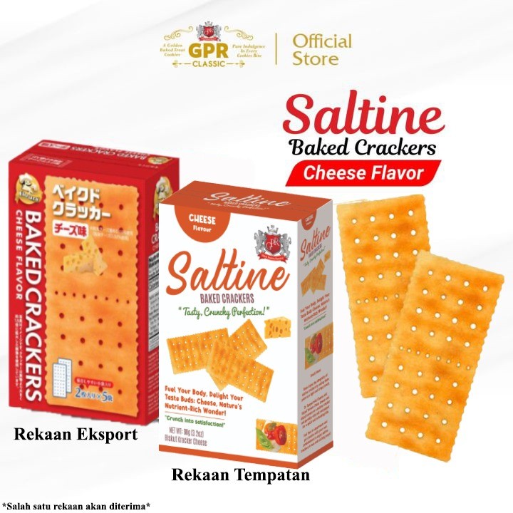 GPR Classic Saltine Baked Crackers Plain Cracker - Cheese/ Sea Salt ...
