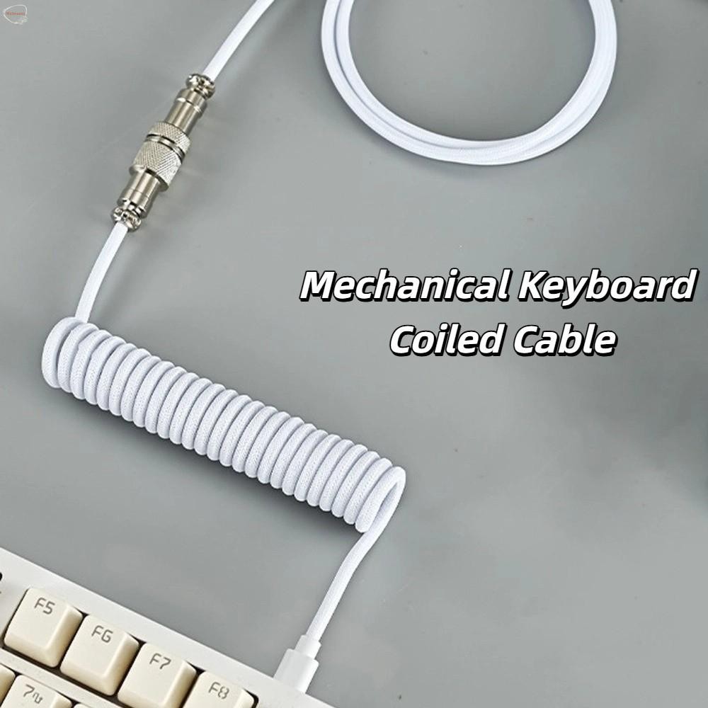 MXBEAUTY Mechanical Keyboard Coiled Cable, USB Port a USB a To Type C ...