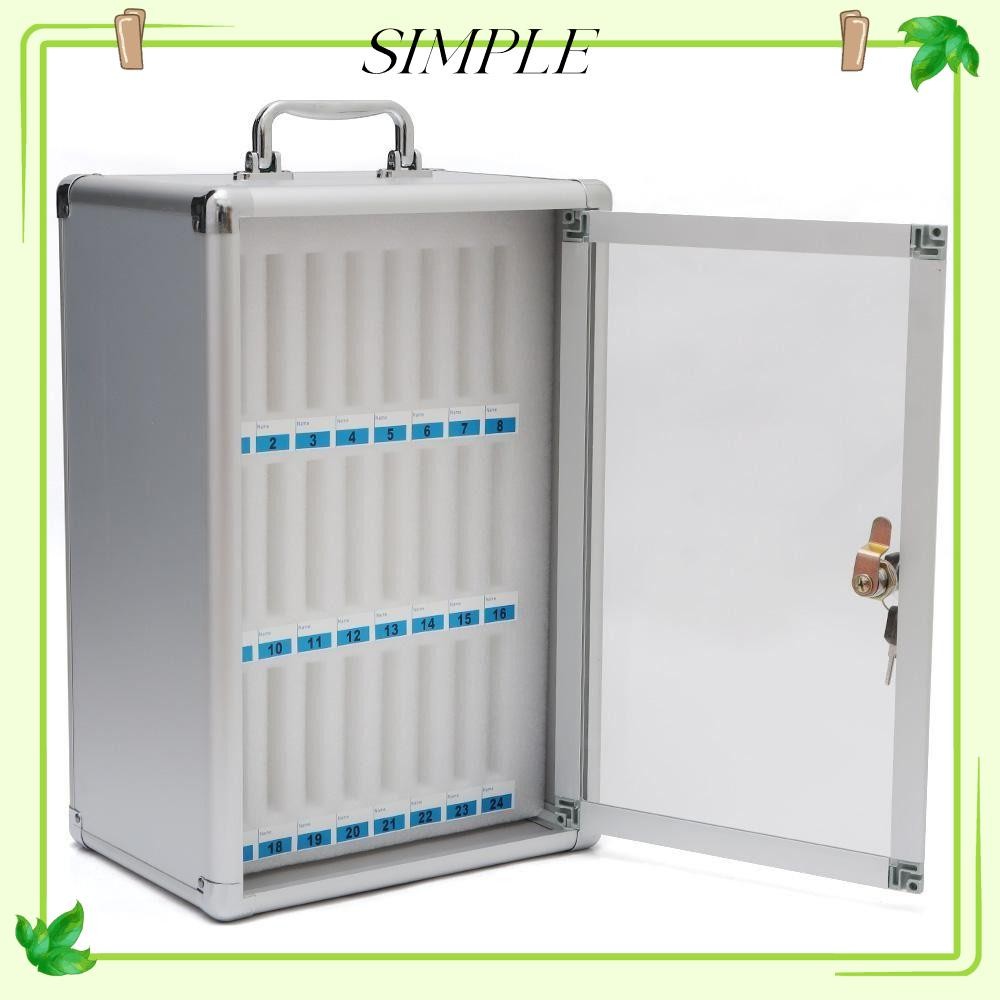 SIMPLESHOP Aluminum Alloy Phone Storage, Carried By Hand Lockable ...