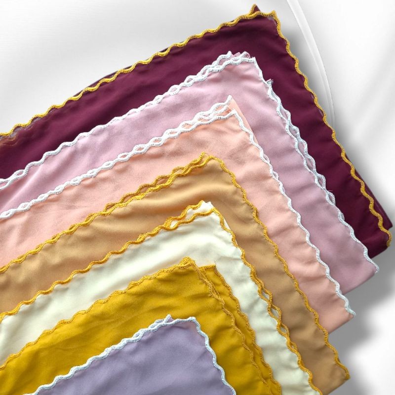 Shawl Full Sulam Heavy Chiffon Premium Sulam Kemas, Selendang Bahu ...