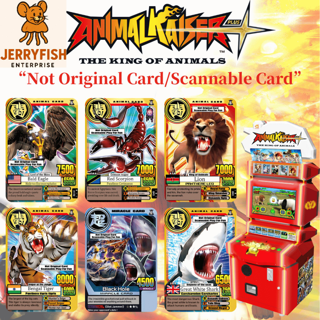 Animal Kaiser Plus + Version 2 card "Not Original Card/Scannable Card ...